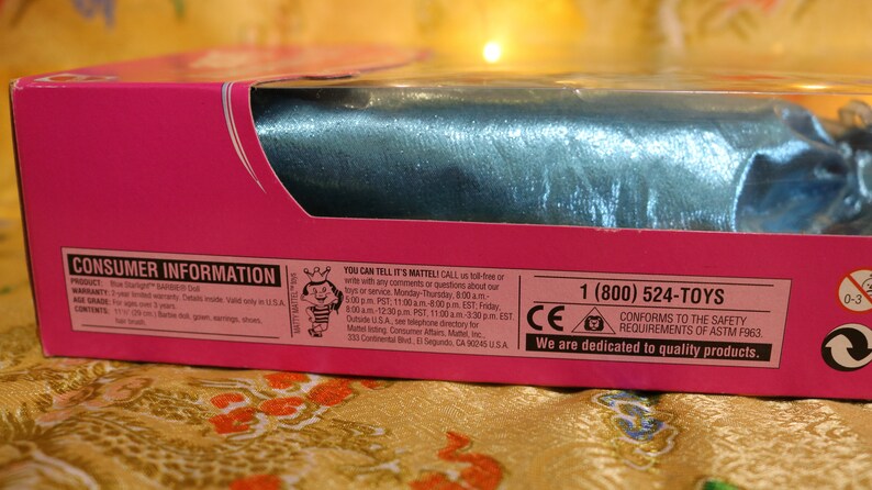 Barbie | Mattel | Blue Starlight Barbie | 90s Mattel | Vintage Barbie ...