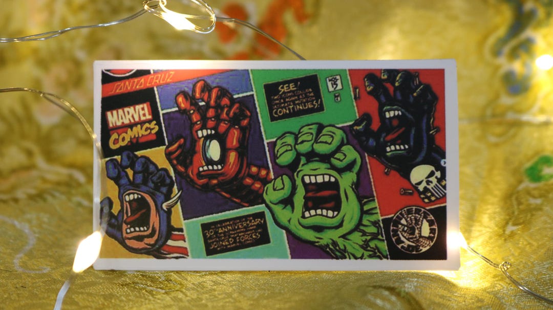 Comics | 90s Sticker | Comic Book Sticker | the Hulk | Captain America ...
