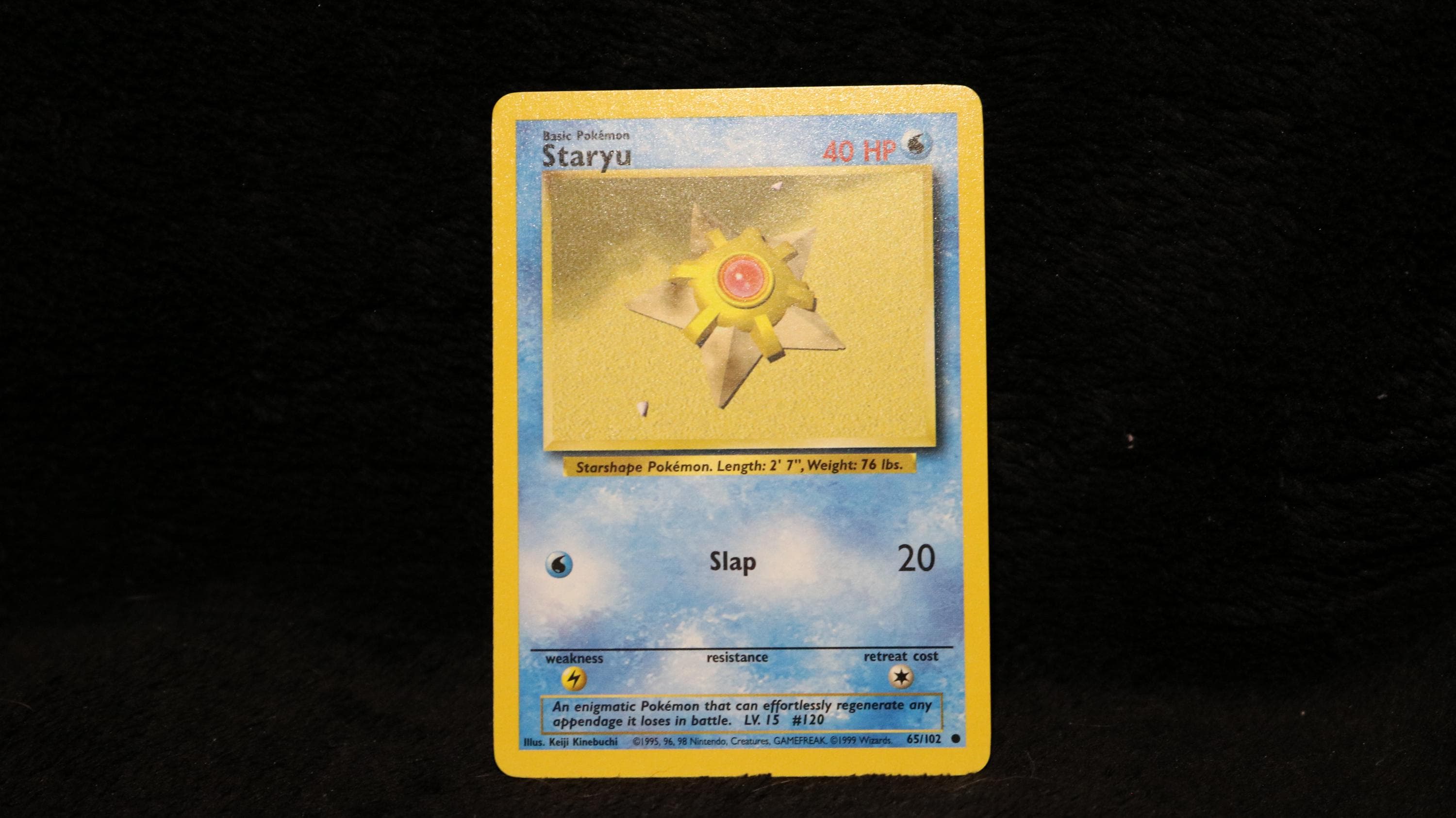 Staryu Pokemon Card | 1995 Collectible Trading Card - Etsy