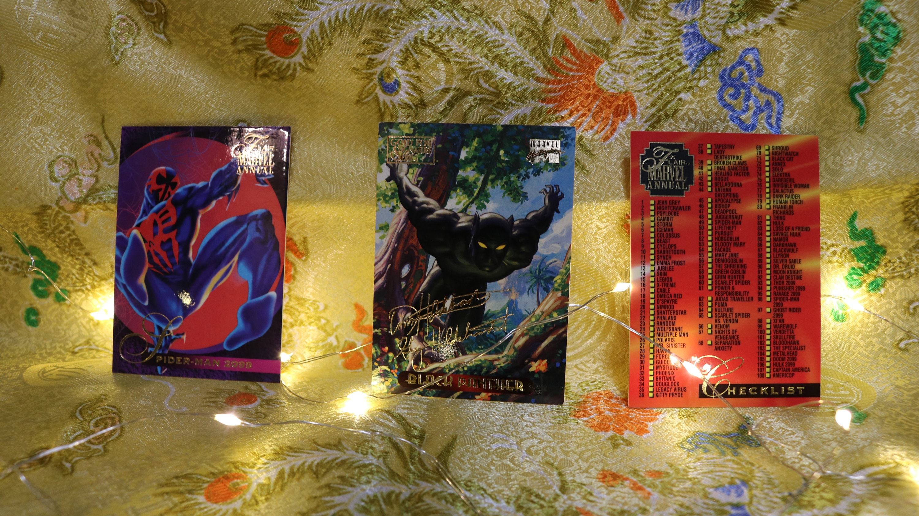 Marvel Character Cards Marvel Masterpieces 90s Marvels Gifts for Men ...