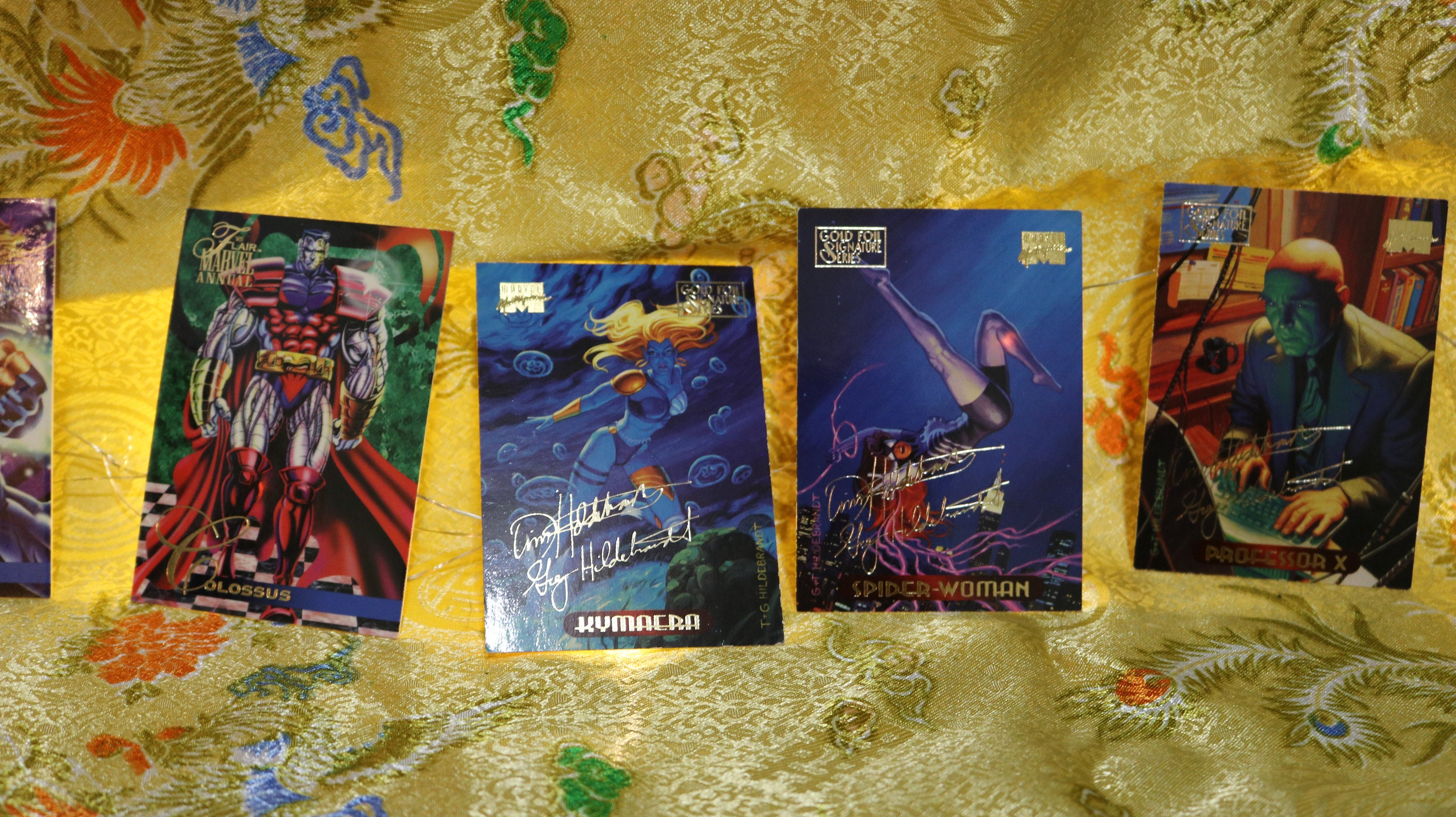 Marvel Marvel Masterpieces Gold Foil Signature Series 95 Flair 1994 MCU ...