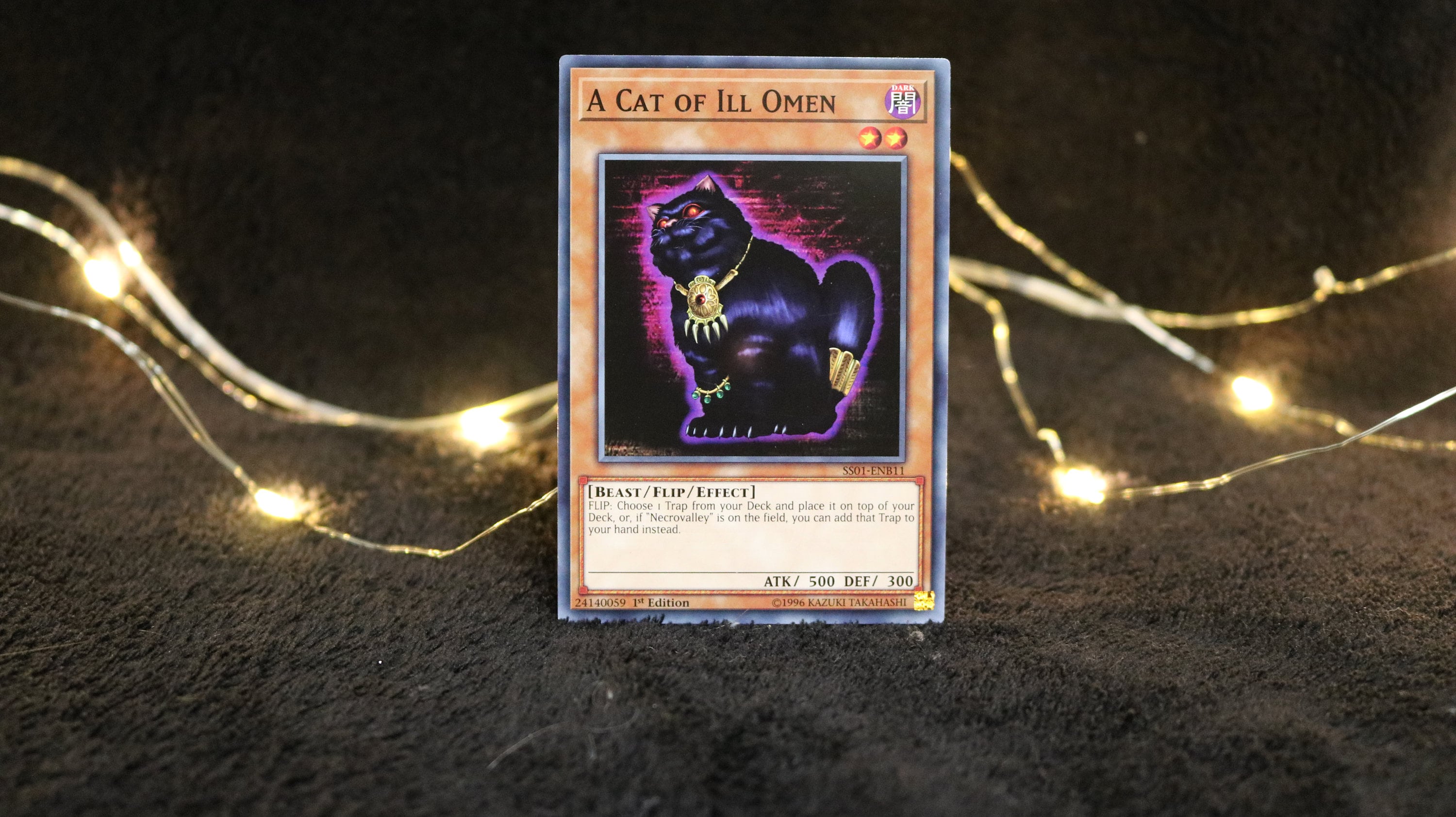 Yugioh Cat of Ill Omen 1st Edition Trading Card Games Yugioh Trading ...