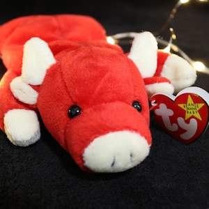 TY Beanie Baby Snort | Snort the Bull | Snort With Errors | 1995 ...