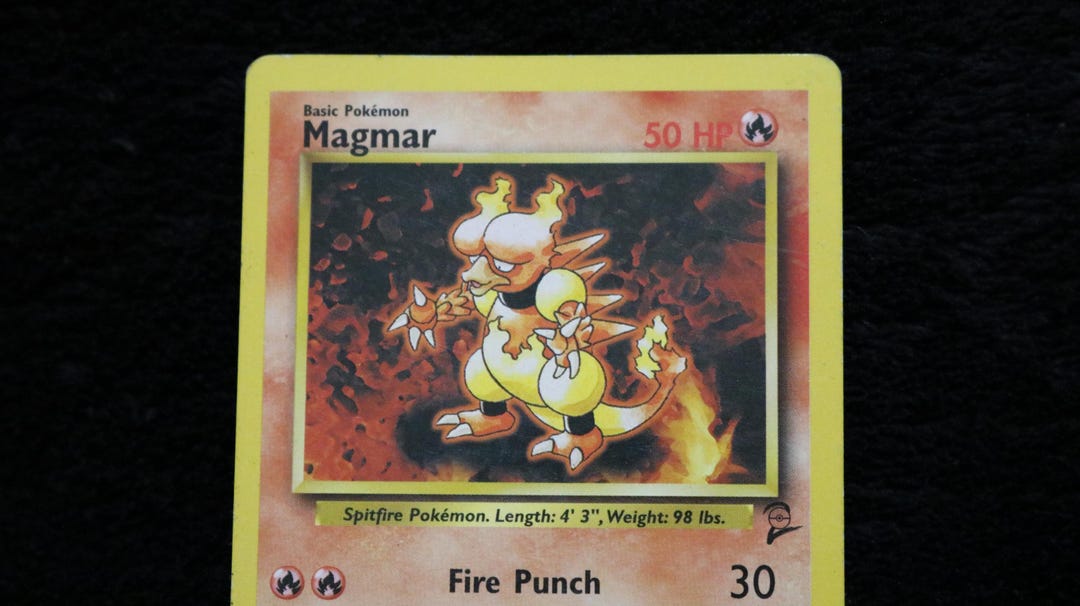 Pokemon TCG | 90s Pokemon Card | Vintage Pokémon Cards | Magmar Pokemon ...