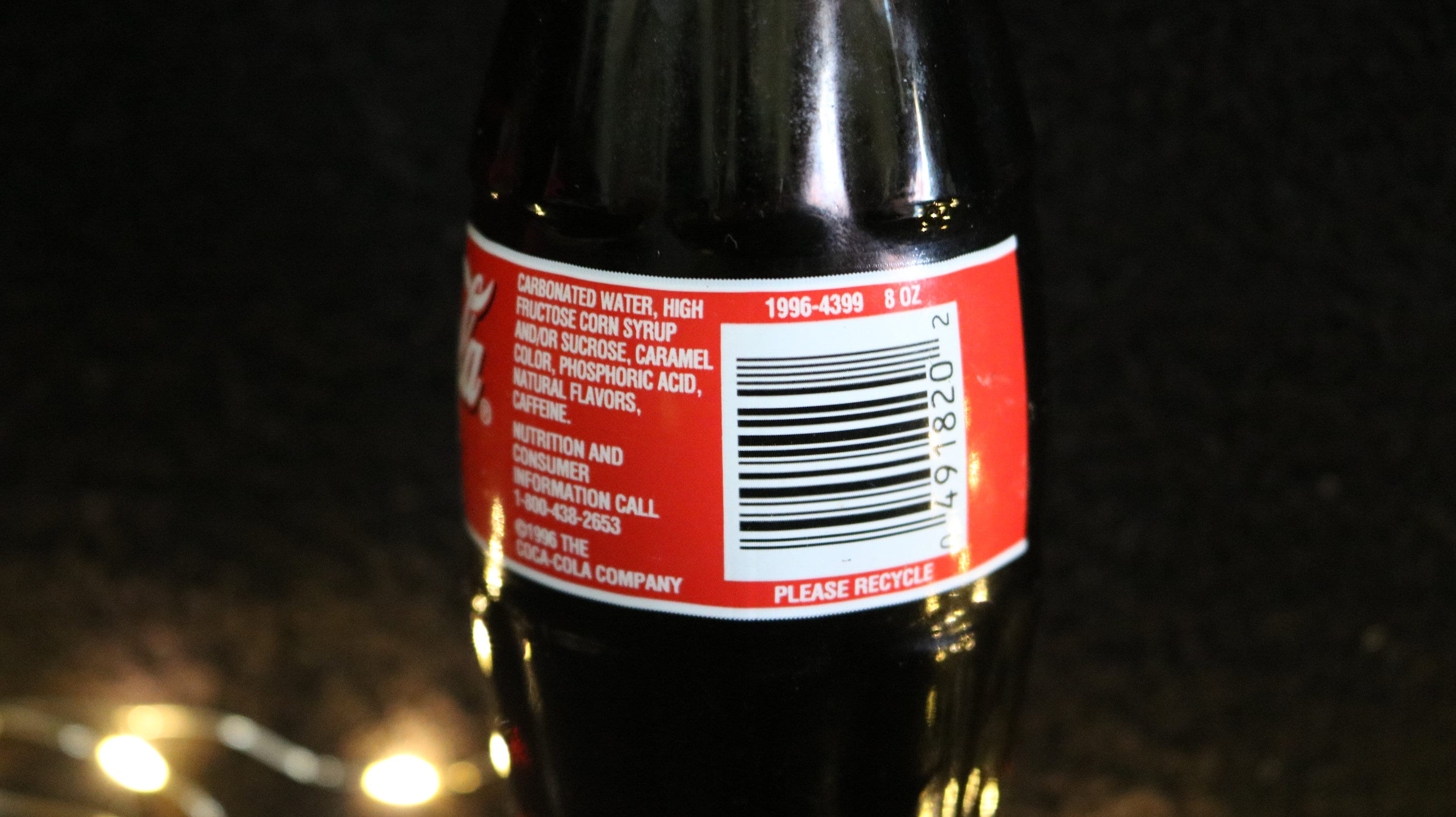 90s Collectible Glass Coke Bottle 8oz Coke 90s Coca-cola Coke Bottle ...