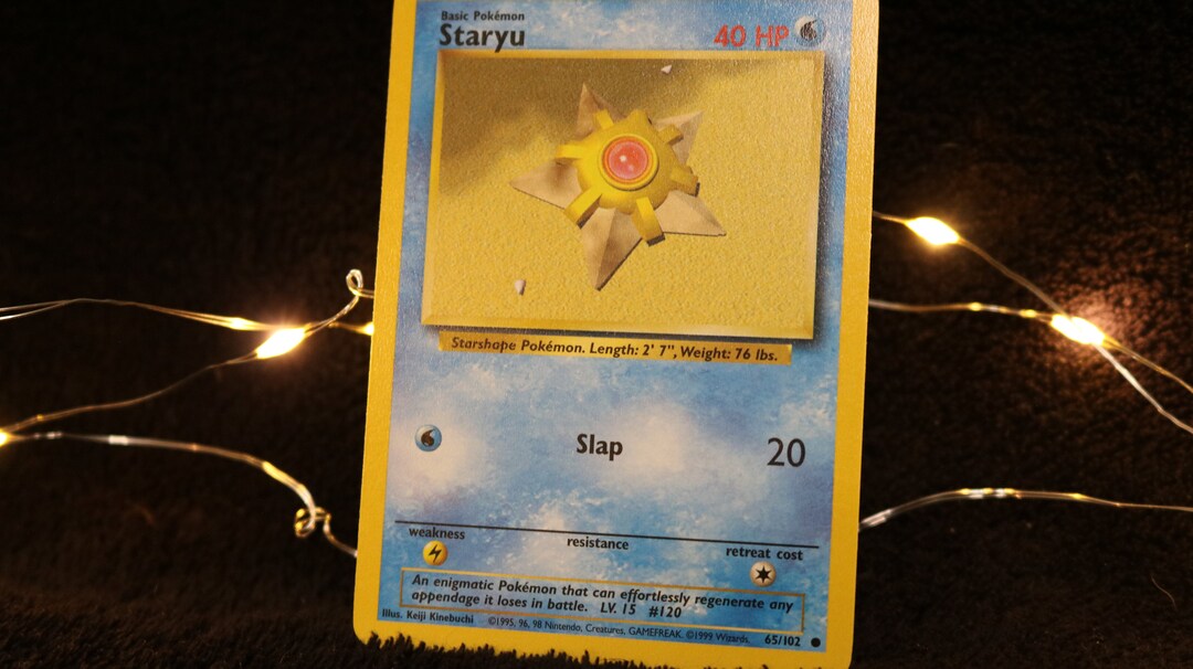 Staryu Pokemon Card 1995 Pokemon Card Collectible Trading Cards Pokemon ...