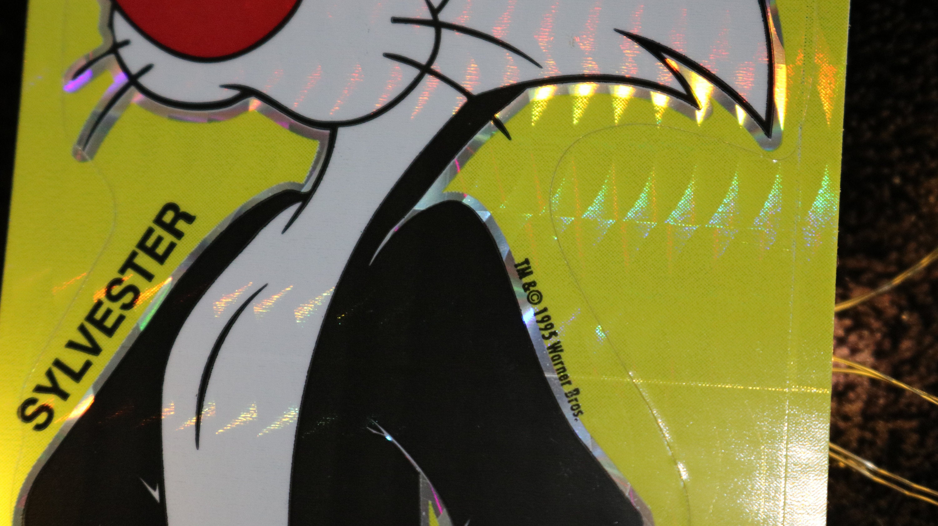 Sylvester Sticker | 90s Sticker | 1995 Warner Bros | Stickers | 90s ...