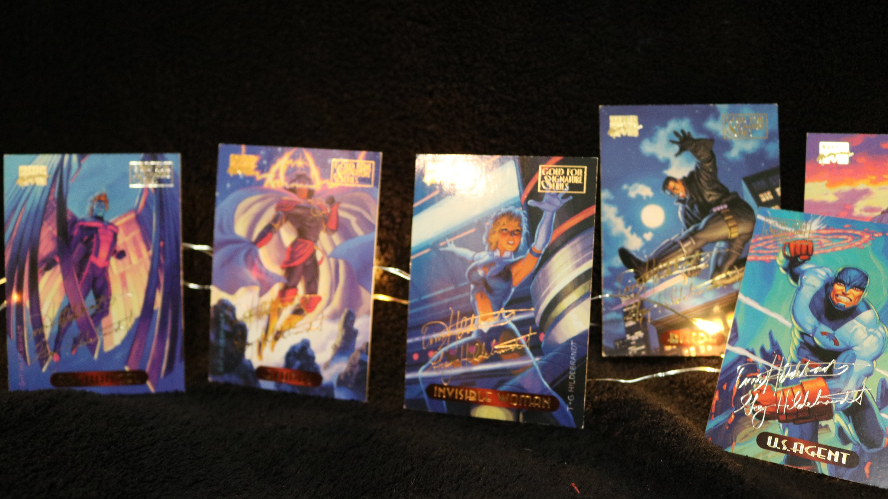 Marvel Marvel Masterpieces MCU Marvel Comic Images Gold Foil Signature ...