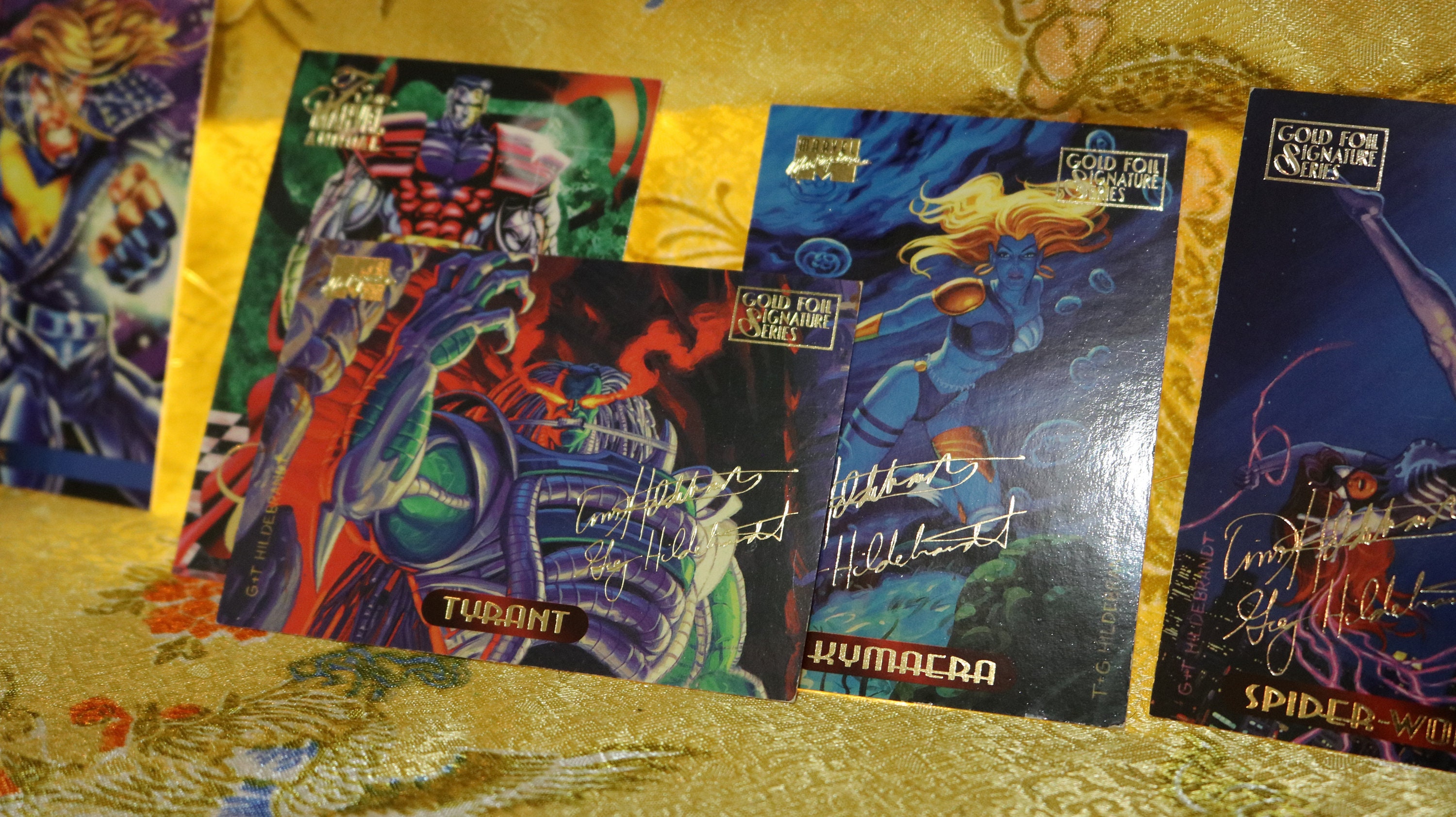 Marvel Marvel Masterpieces Gold Foil Signature Series 95 Flair 1994 MCU ...