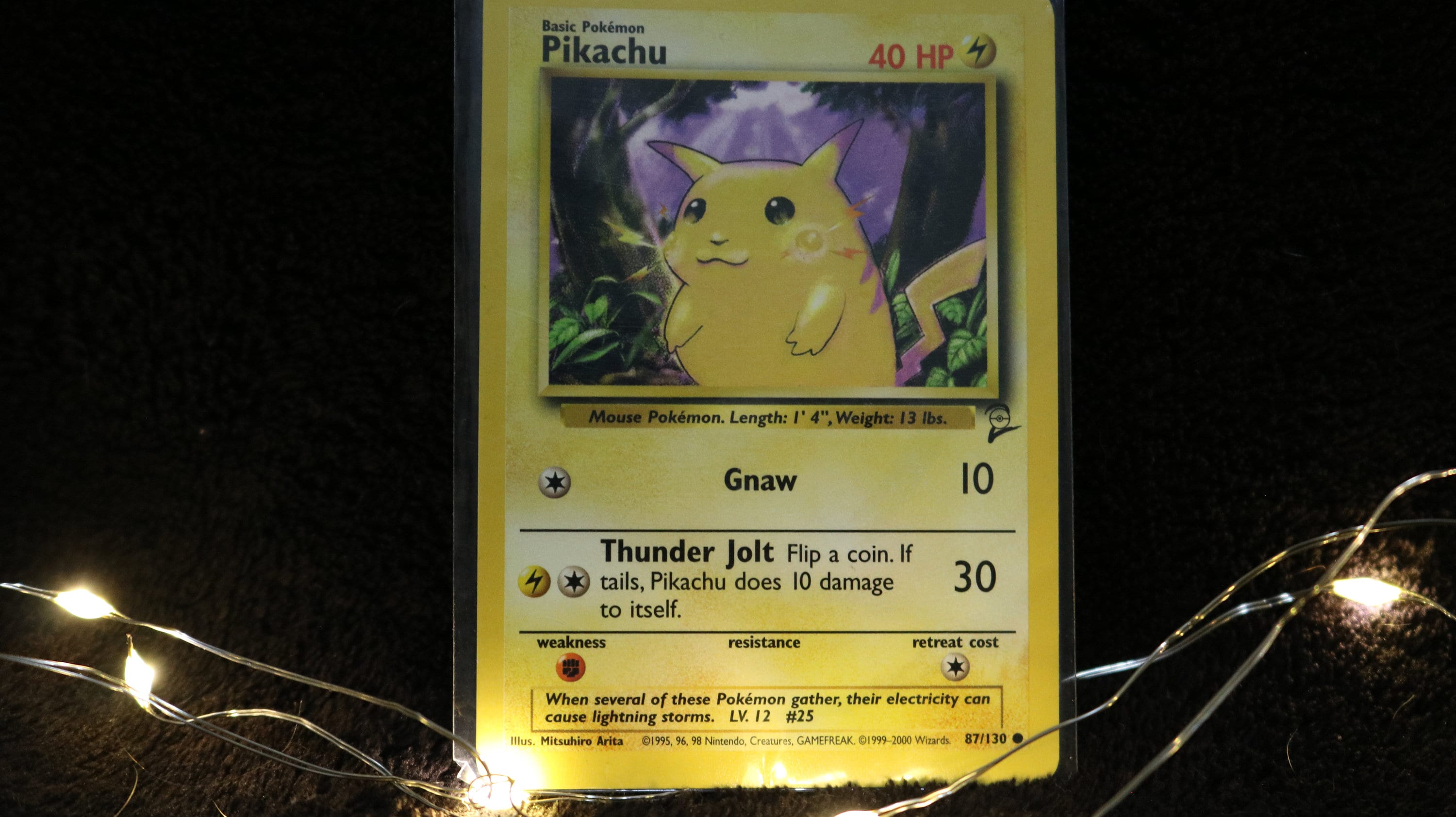 Pikachu Pokemon Trading Card Pokemon Pikachu 90s Pokemon Card Vintage ...