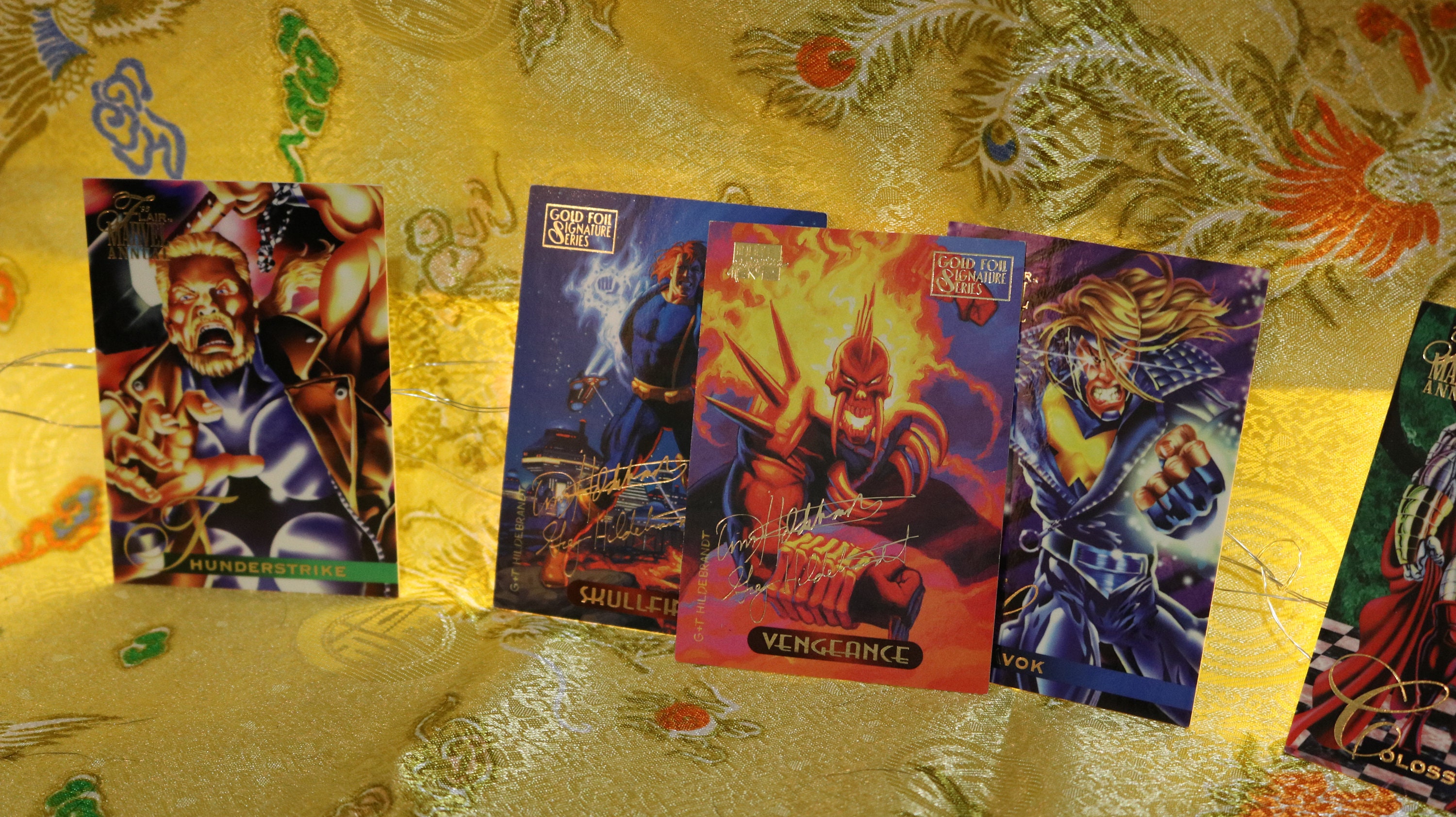 Marvel Marvel Masterpieces Gold Foil Signature Series 95 Flair 1994 MCU ...