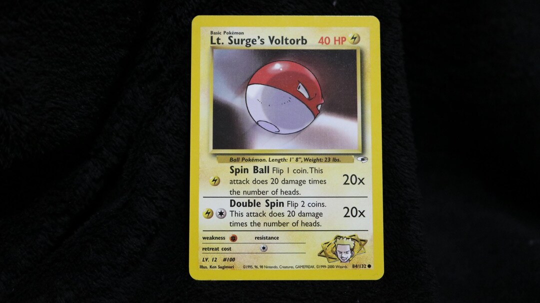 Voltorb Pokémon TCG Trading Card Games Pokemon Card 90s Pokémon Cards ...