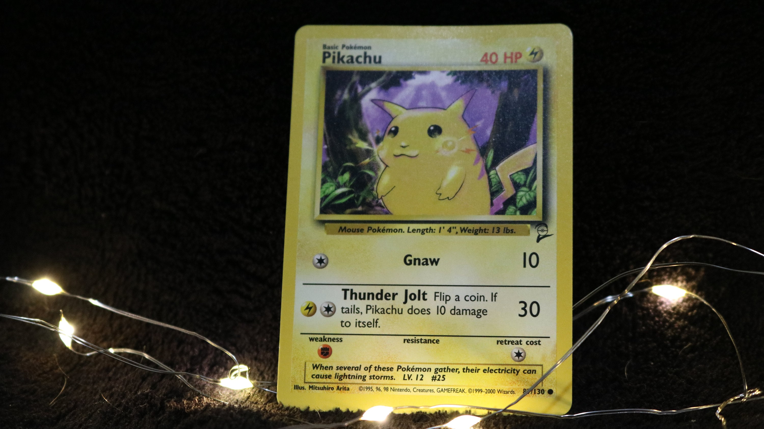 Pikachu Pokemon Trading Card Pokemon Pikachu 90s Pokemon Card Vintage ...