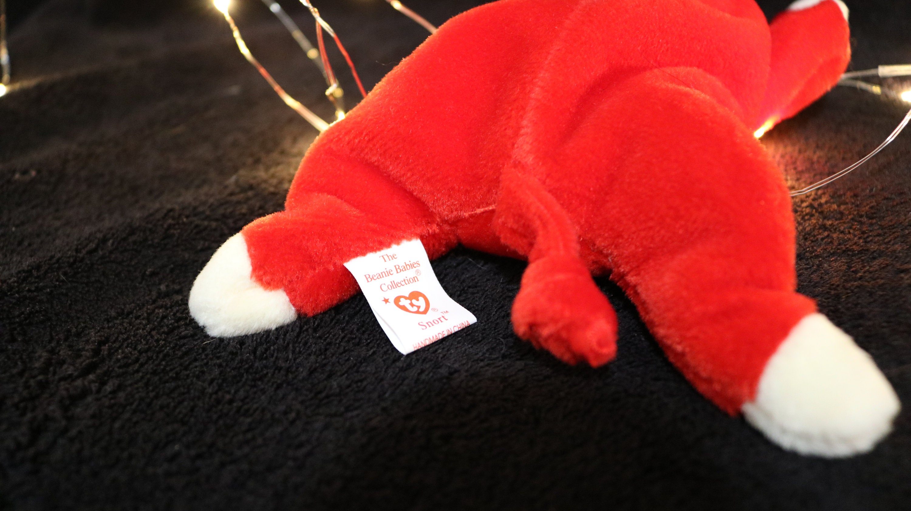 TY Beanie Baby Snort Snort the Bull Snort With Errors 1995 Vintage ...