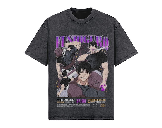 Toji Fushiguro Oversized T-shirt - Etsy