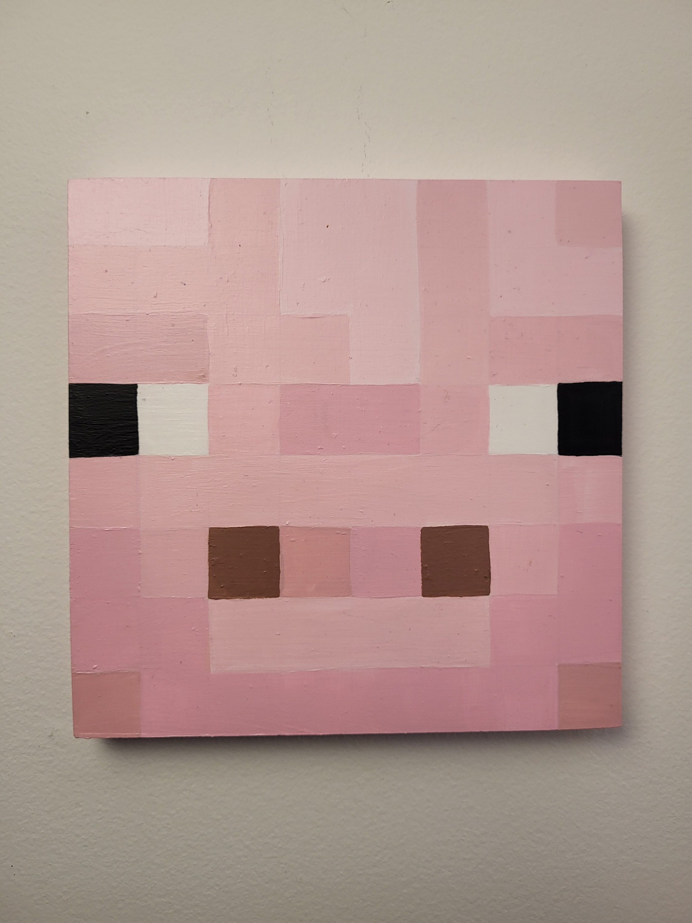 Pixel Pig Head - Etsy