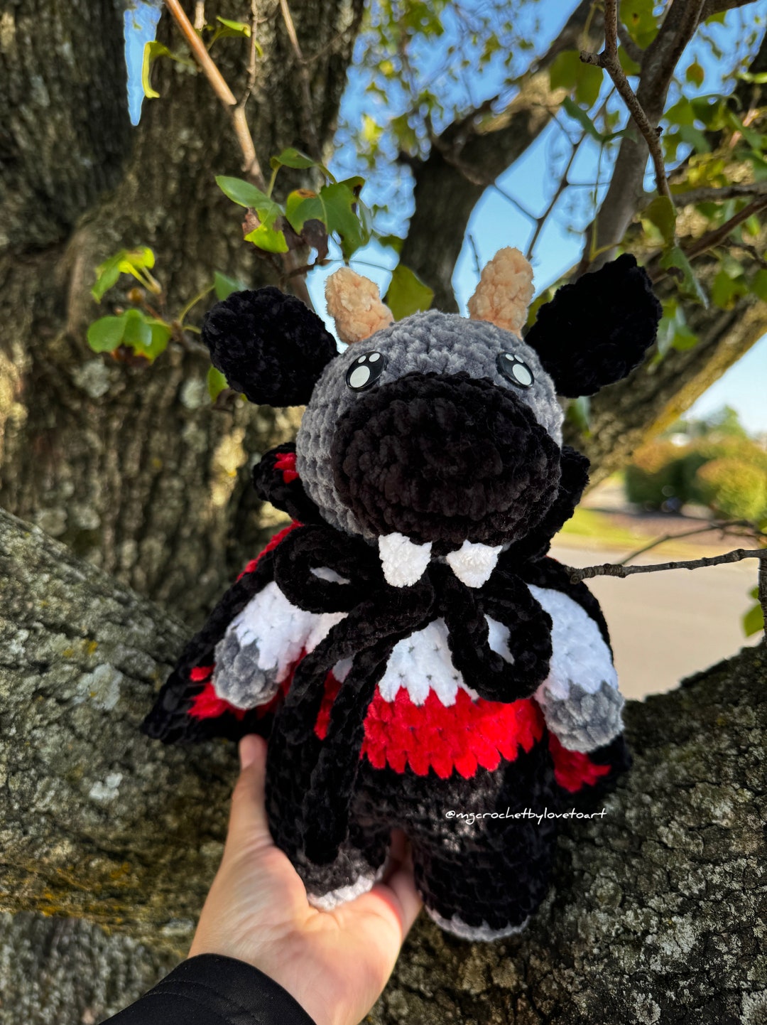Vampire Cow Plushie. - Etsy