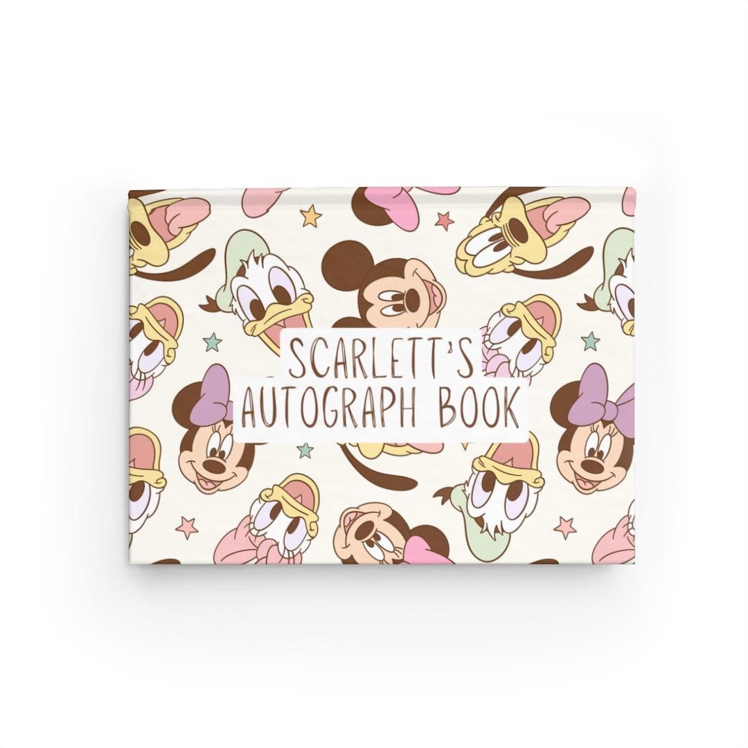 Custom Autograph Book - Etsy
