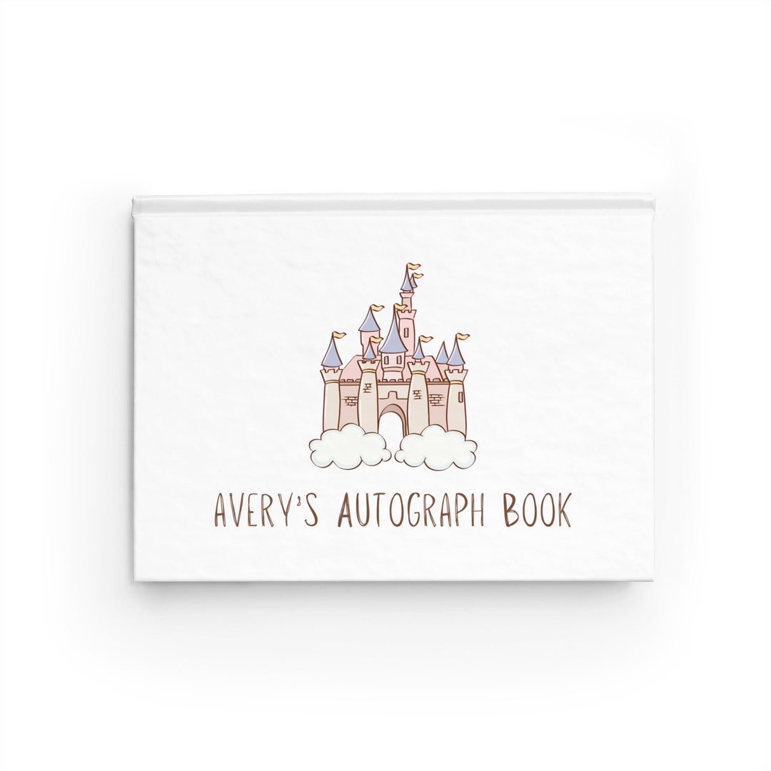 Disney Autograph Book, Personalized Autograph Book, Personalized Disney ...