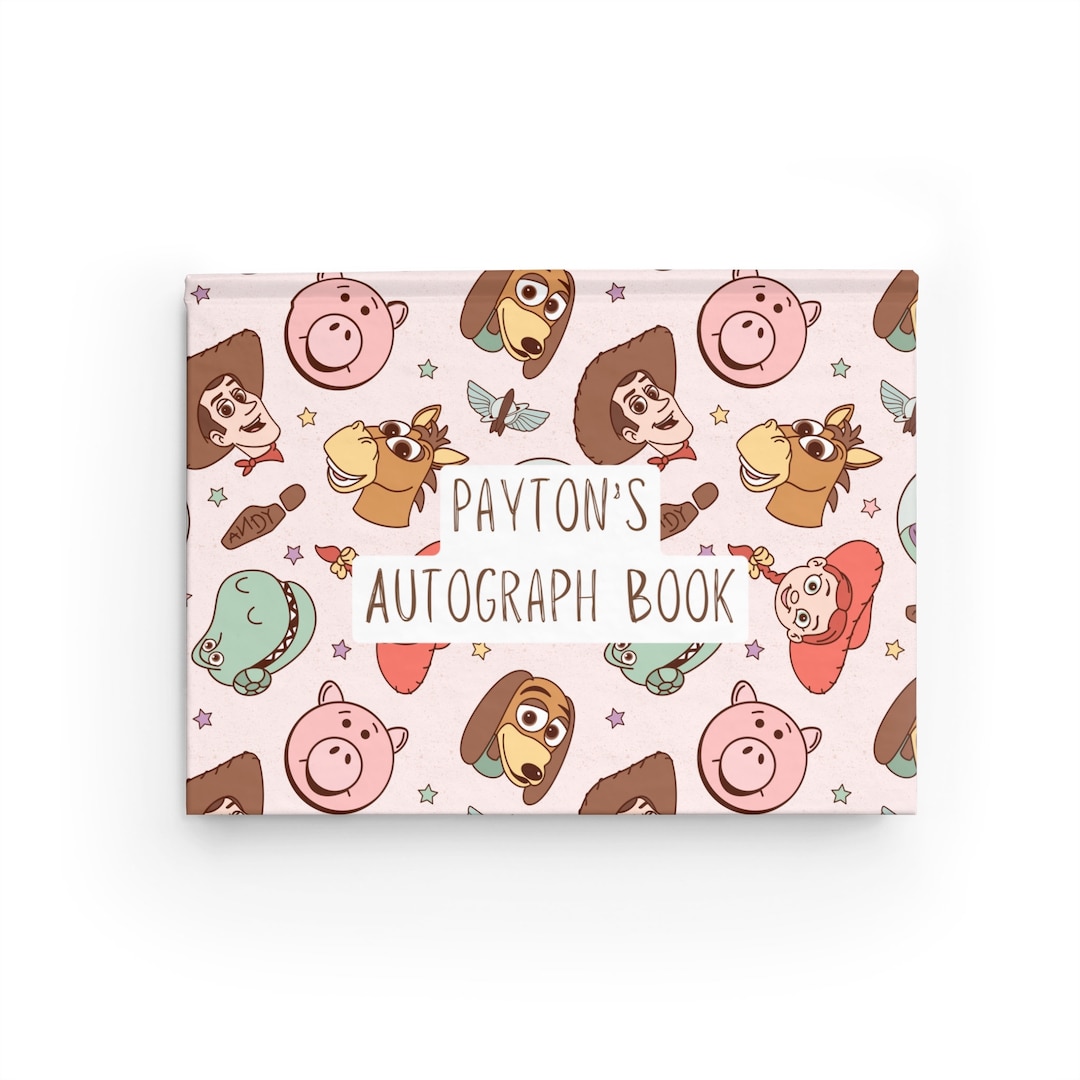 Disney Autograph Book, Personalized Autograph Book, Personalized Disney ...