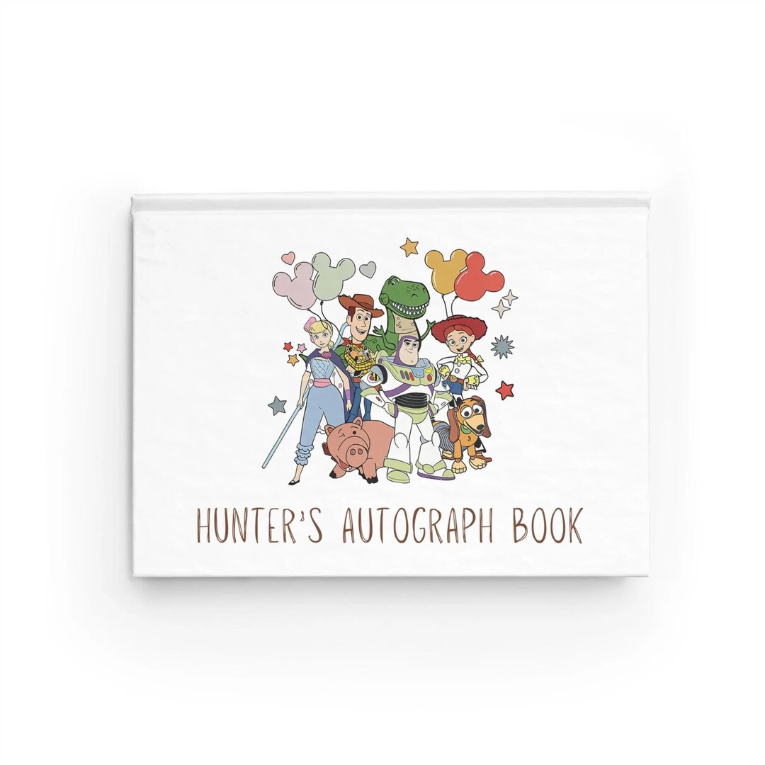 Disney Autograph Book, Personalized Autograph Book, Personalized Disney ...