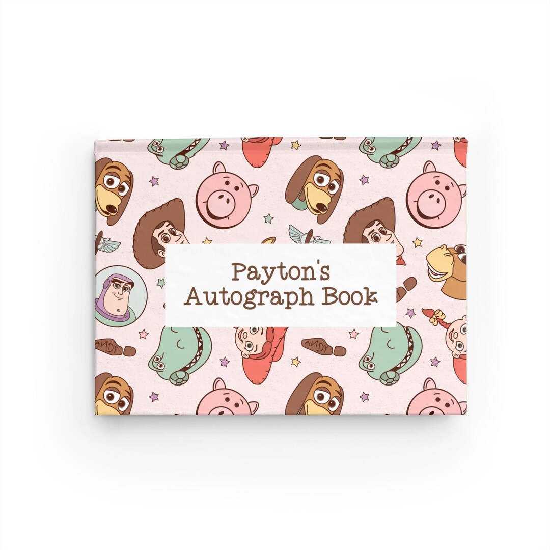 Personalized Toy Story Autograph Book, Disney Vacation Keepsake - Etsy