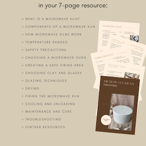 Microwave Kiln for Pottery How-to Guide Digital Download - Etsy