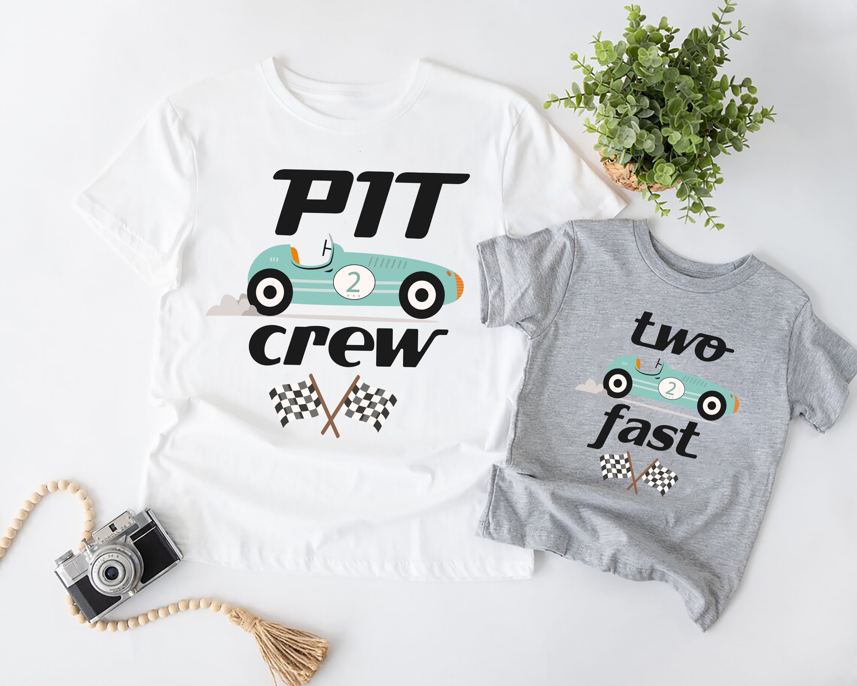 Two Fast Family Matching Birthday Shirt, 2nd Fast Birthday T-shirt, Too ...