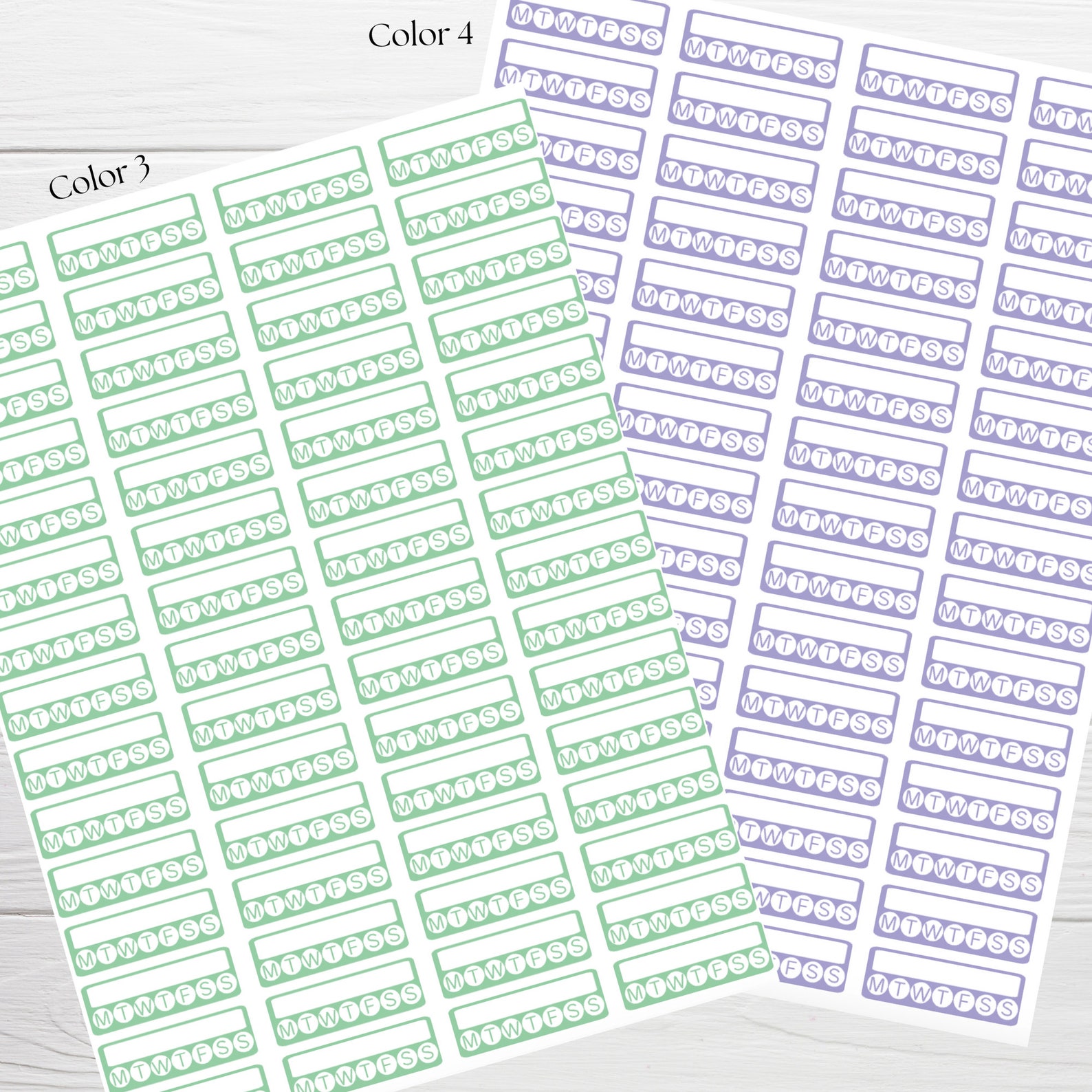 Habit Tracker Stickers for Planner | Habit Tracker Journal Stickers ...