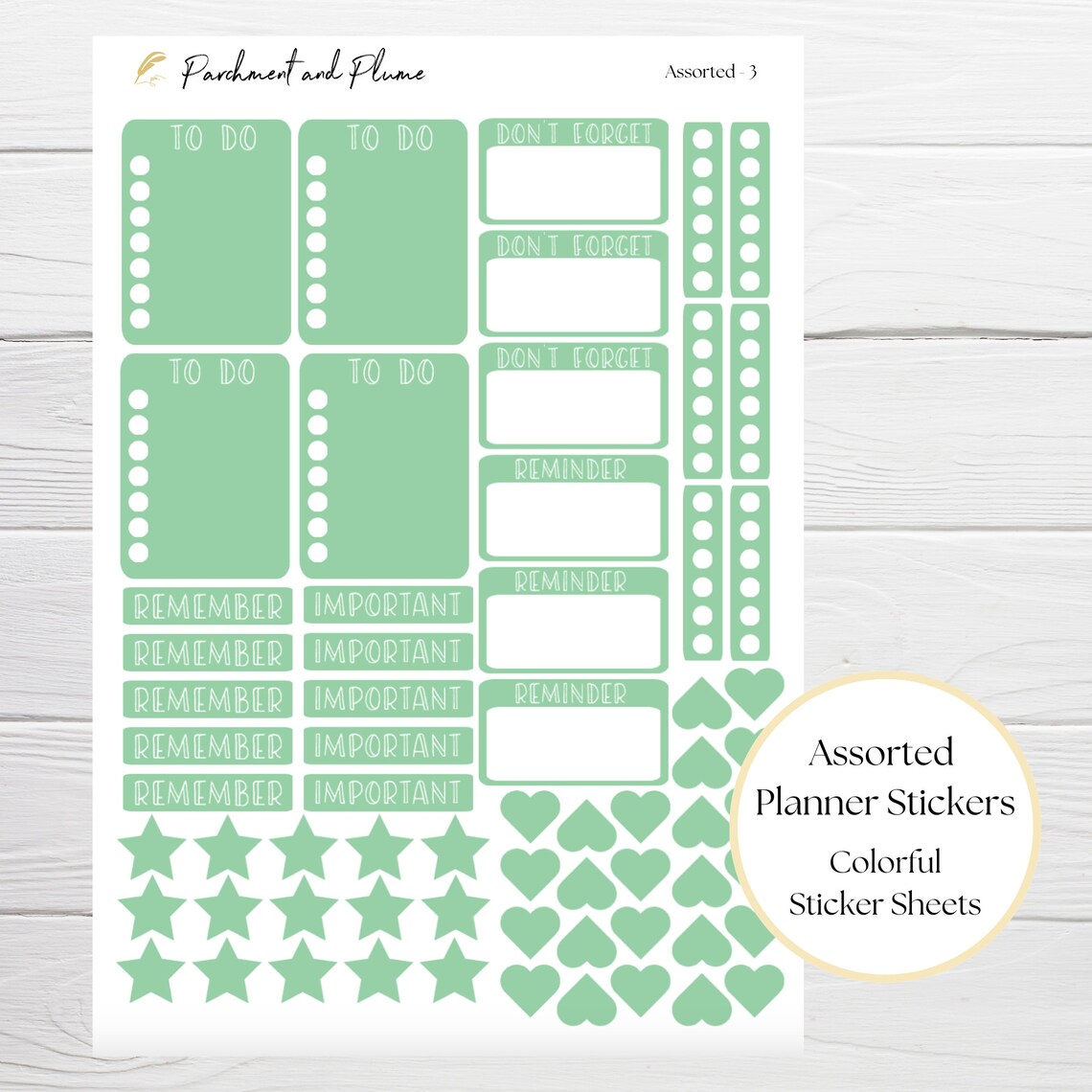 Mint Green Task Tracker Stickers Sheet | Time Management Planner ...