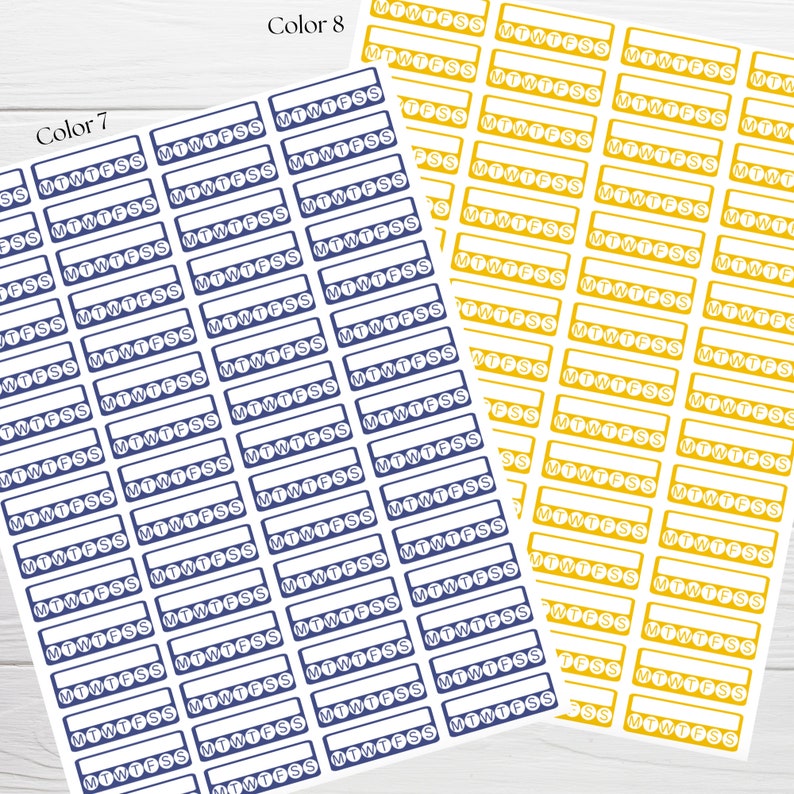 Habit Tracker Stickers for Planner | Habit Tracker Journal Stickers ...