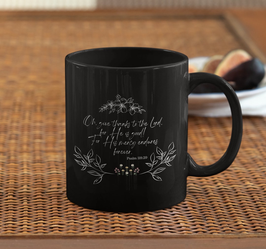 Bible Verse Mug With Scripture Inspired Coffee Cup Gift for Him Gift ...