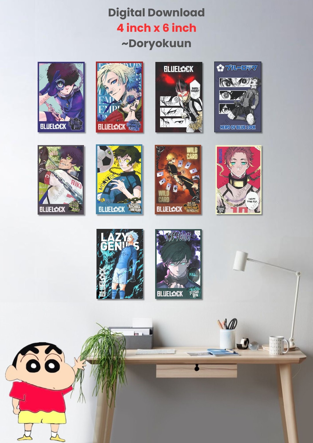 Blue Lock Poster | Manga, Anime, Games, Prints, Bundle, Wall Art ...