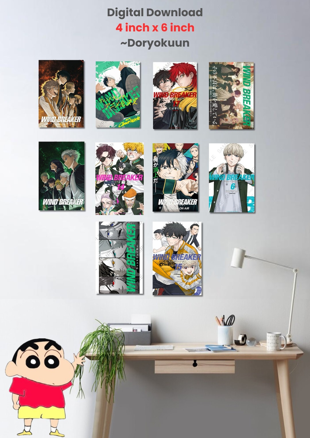 Wind Breaker Poster | Manga, Anime, Games, Prints, Bundle, Wall Art ...