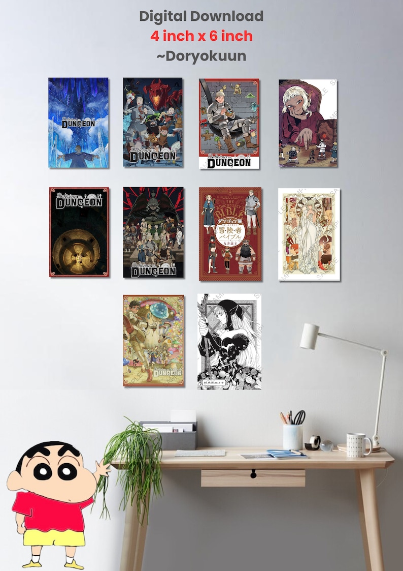 Delicious in Dungeon/dungeon Meshi Poster | Manga, Anime, Games, Prints ...