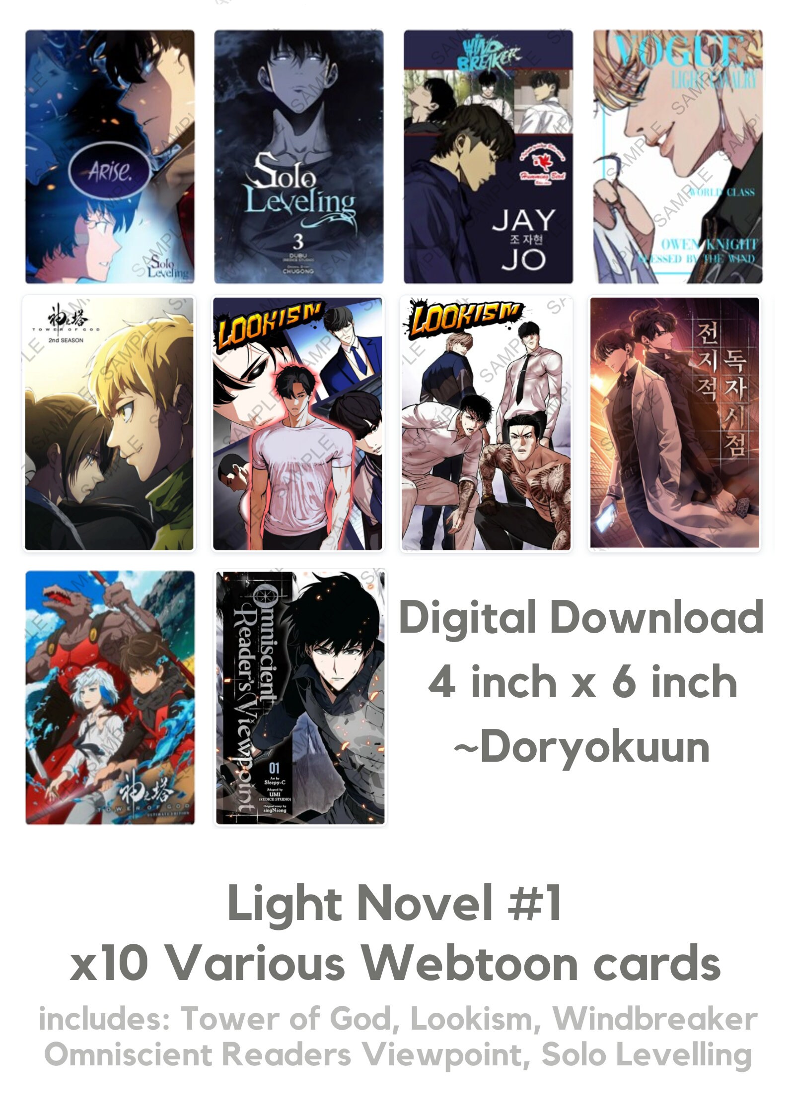 Solo Leveling, Lookism, Tower of God, Windbreaker, ORV | Manwha, Light ...