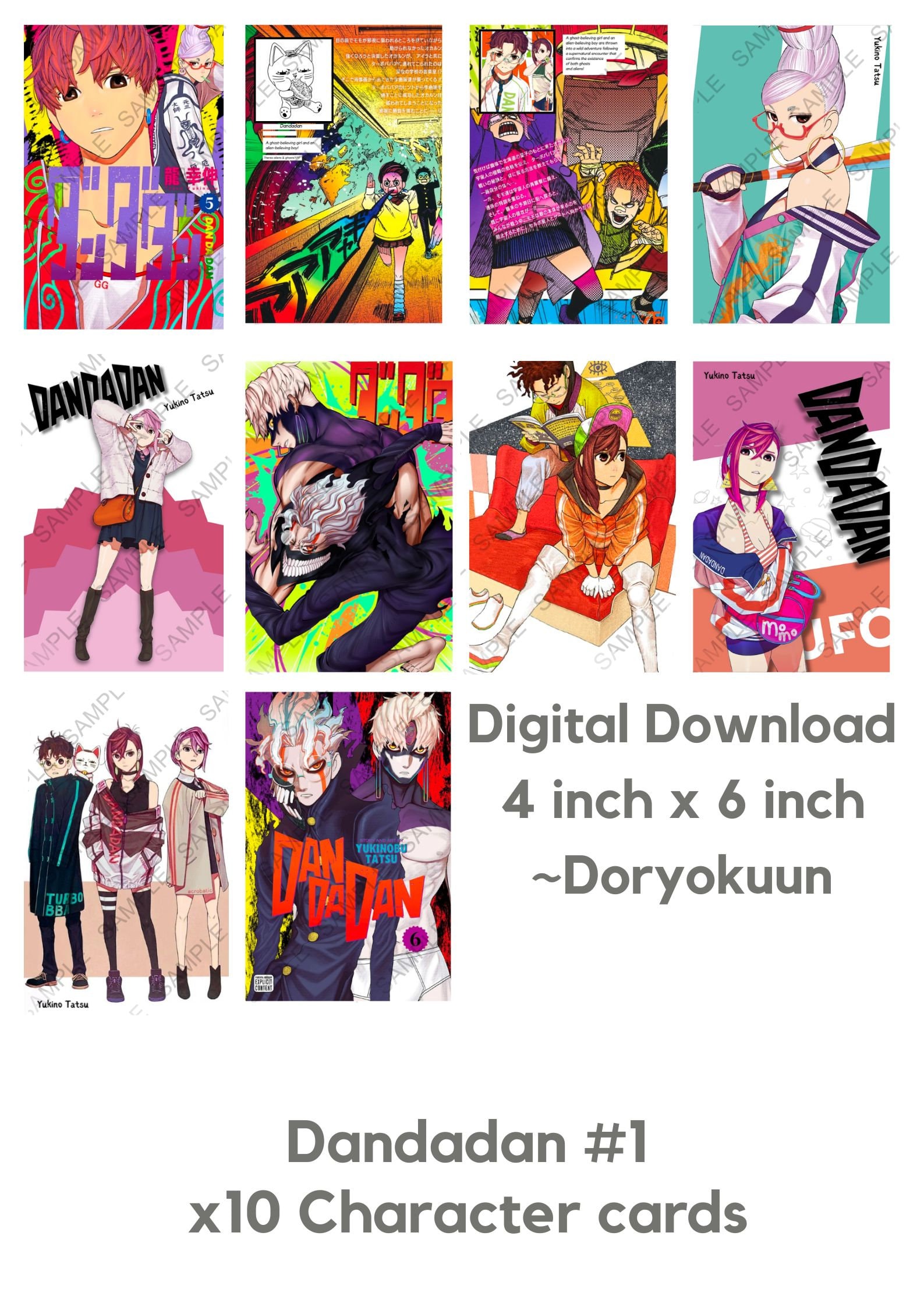 Dandadan Poster| Manga, Anime, Games, Prints, Bundle, Wall Art ...