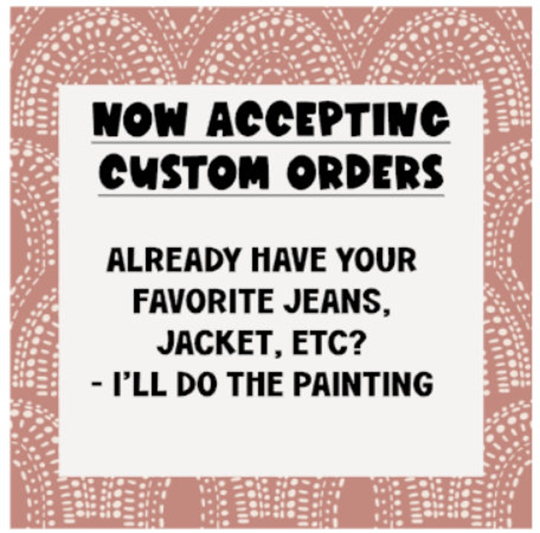 Custom Orders Etsy
