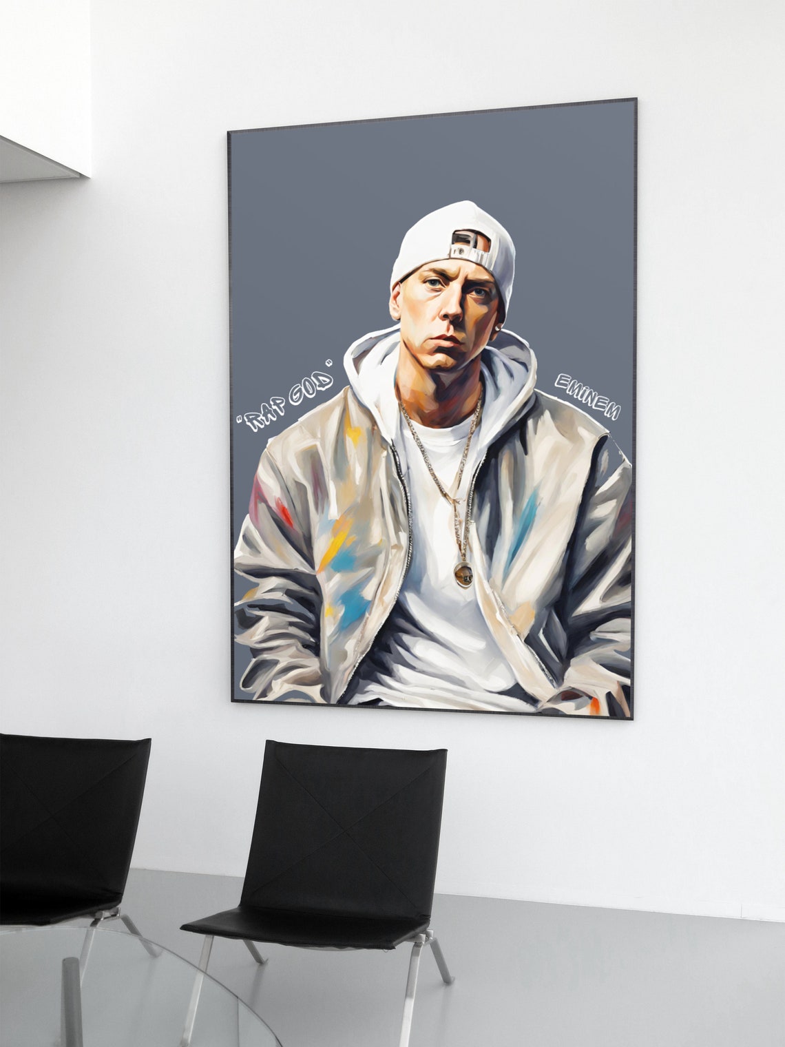 Minimalist Modern Eminem Poster, Eminem Album, Poster Paint, Print ...