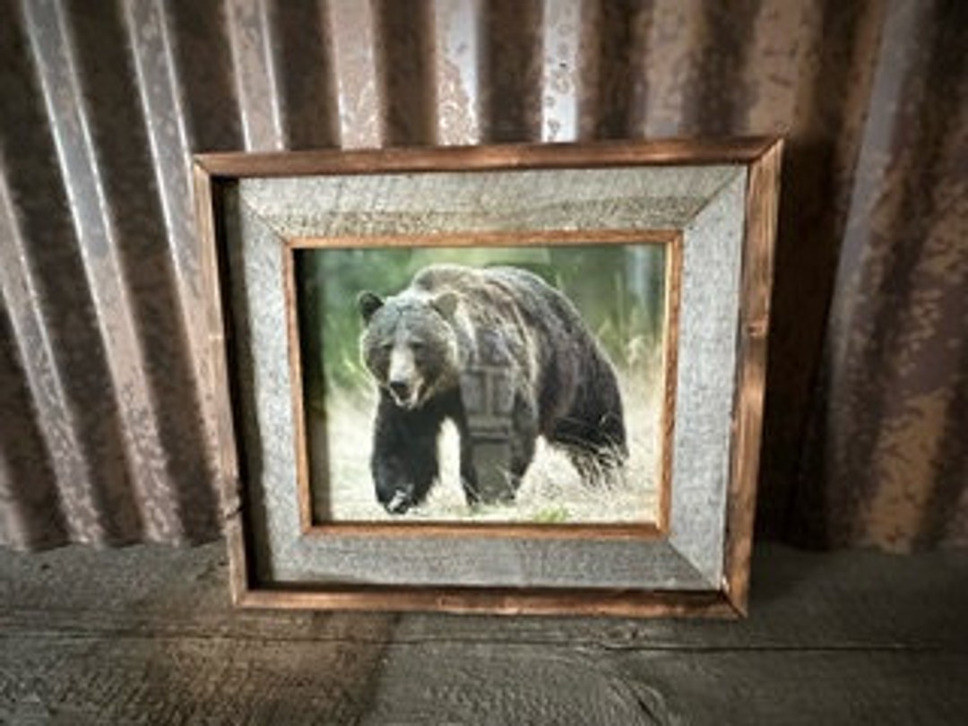 Two Toned Reclaimed Barnwood Picture Frame in 8x10 - Etsy