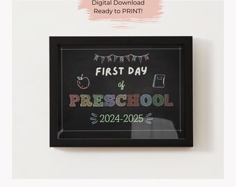 First/last Day of School Sign Editable, Editable Back of School ...