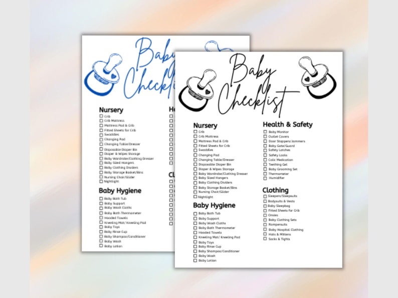Baby Checklist, Newborn Essentials, Checklist, Pregnancy, New Baby ...