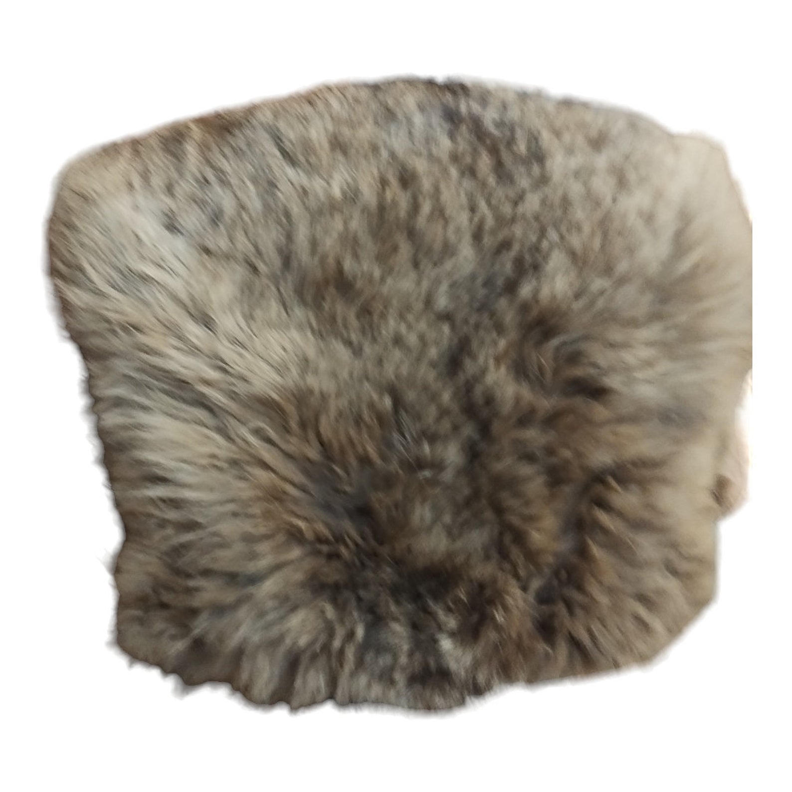 Beige and Black Raccoon Muff Hand Fur - Etsy