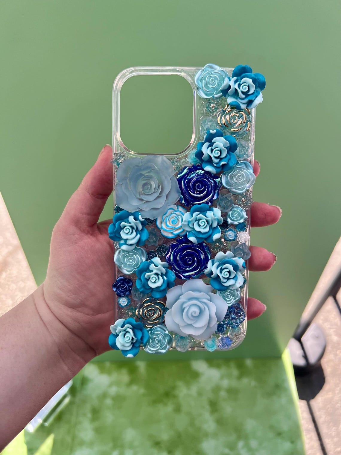 Floral Themed 3D Deco Phone Case - Protective Smartphone Accessory ...