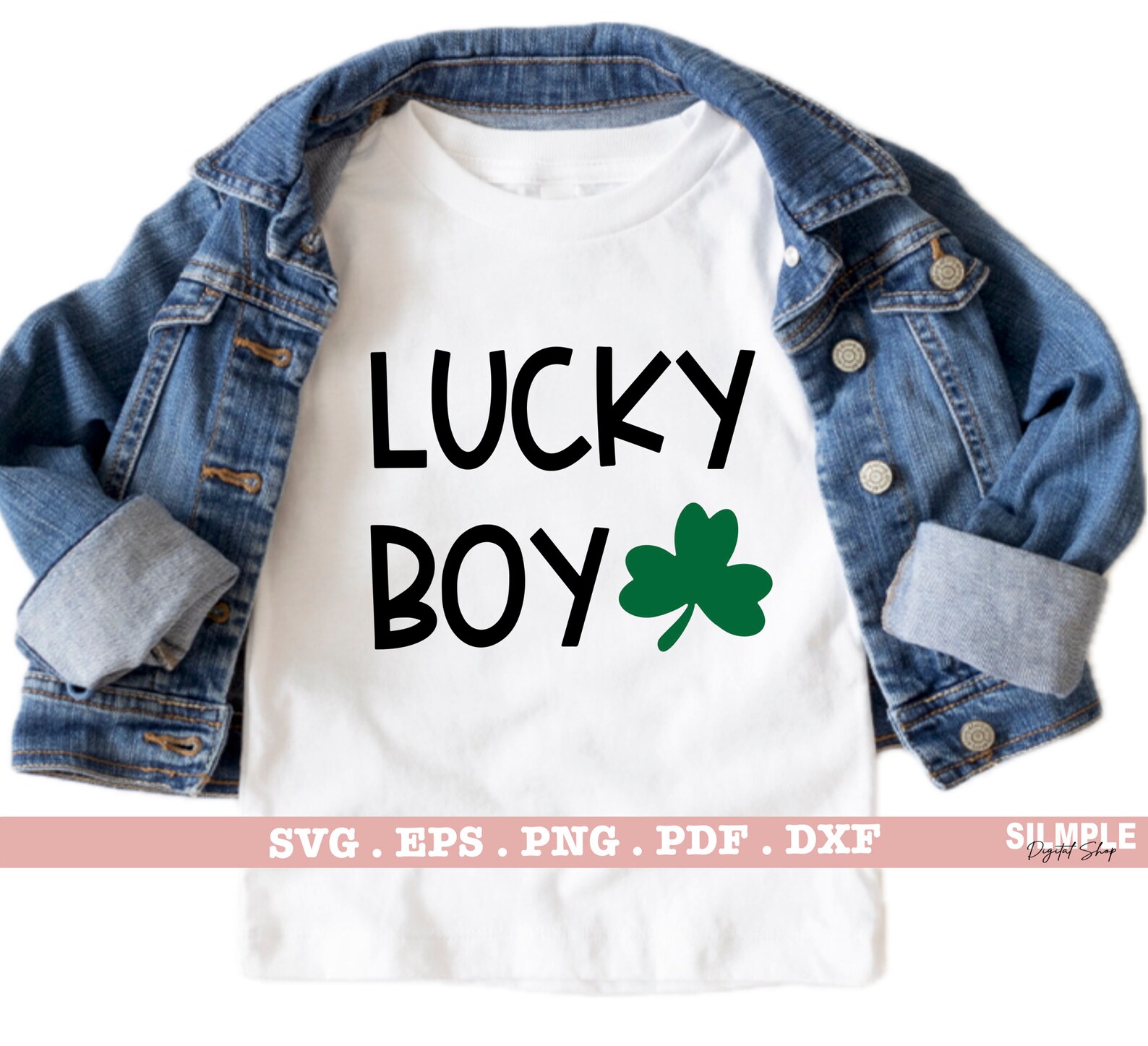 St Patricks Day SVG, Clipart Digital Download for Kids, Lucky Boy Png ...