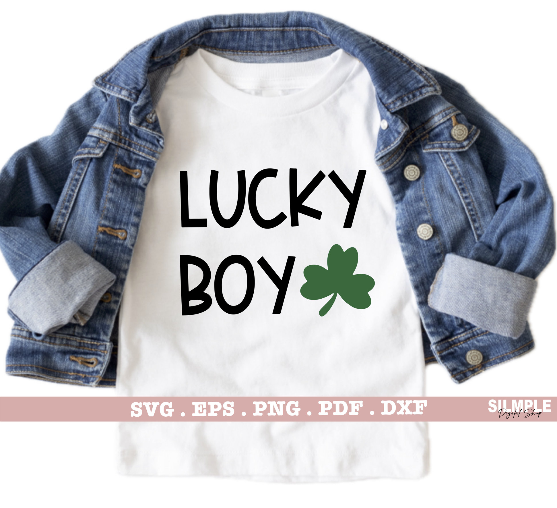 St Patricks Day SVG, Clipart Digital Download for Kids, Lucky Boy Png ...