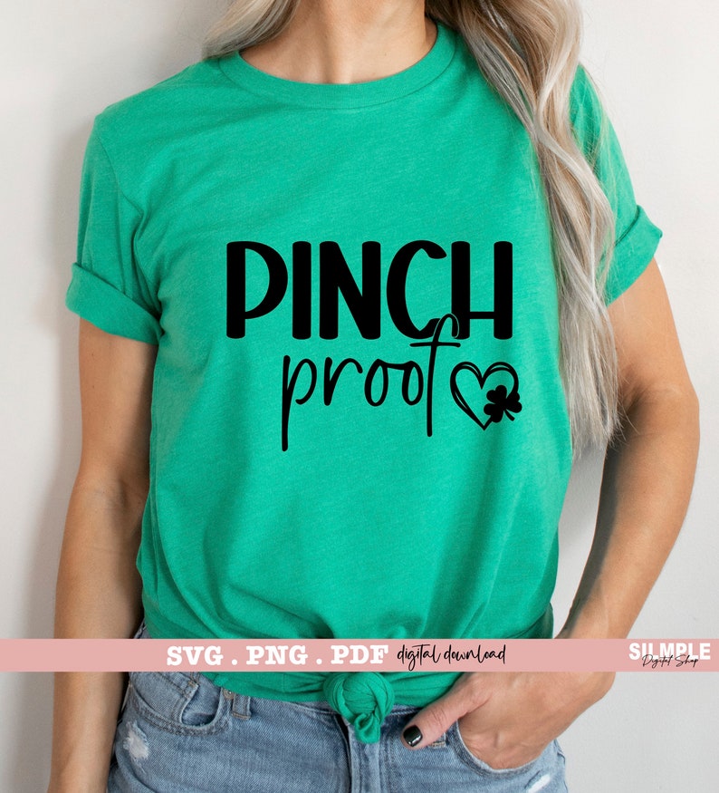 St Patricks Day SVG, Pinch Proof SVG Clipart, Funny St Patty Png ...