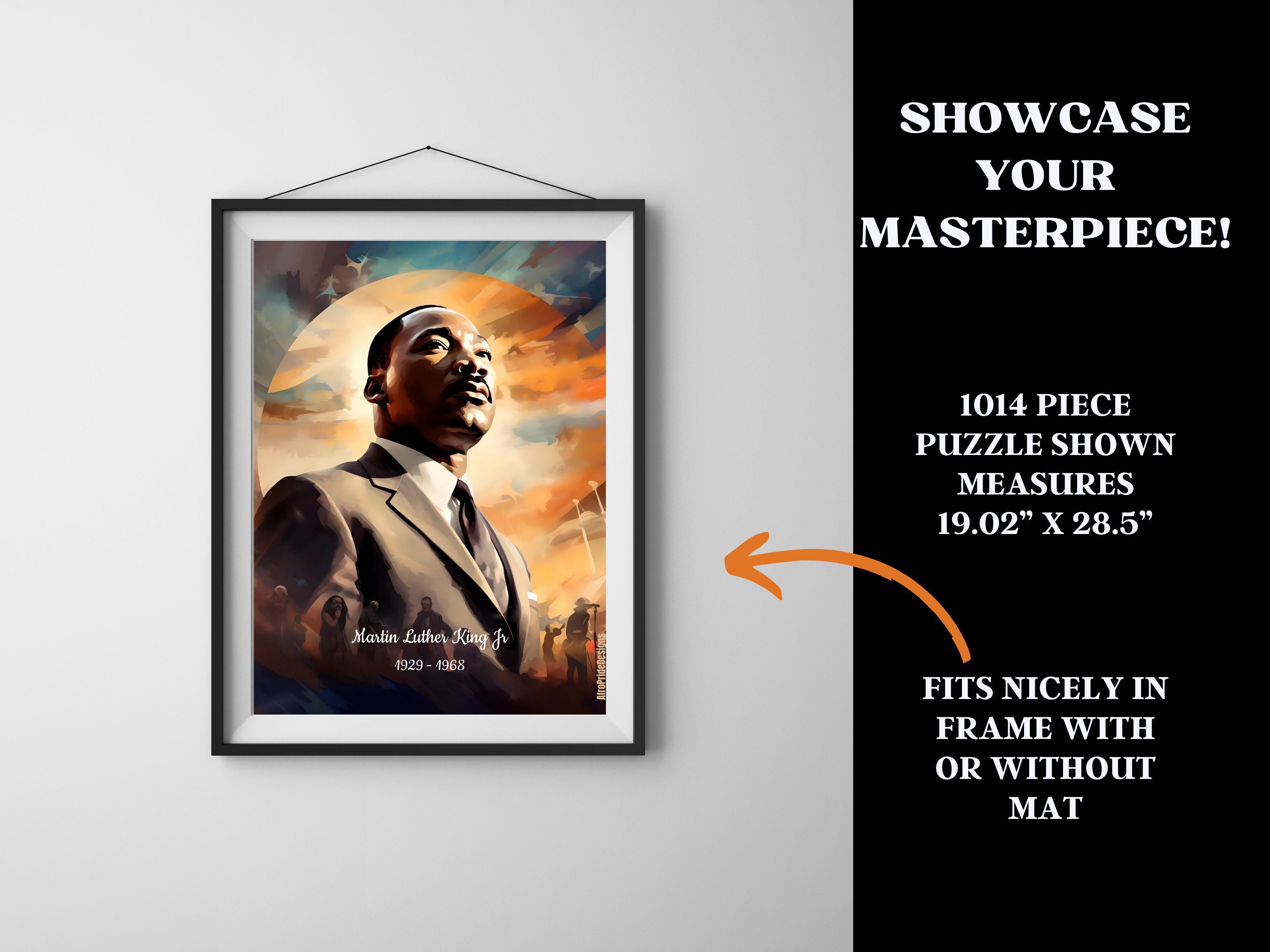 Martin Luther King Jr Black History Jigsaw Puzzle 100 500 Piece Puzzles ...