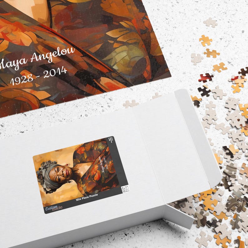 Maya Angelou Jigsaw Puzzle, Black History Gift - Etsy