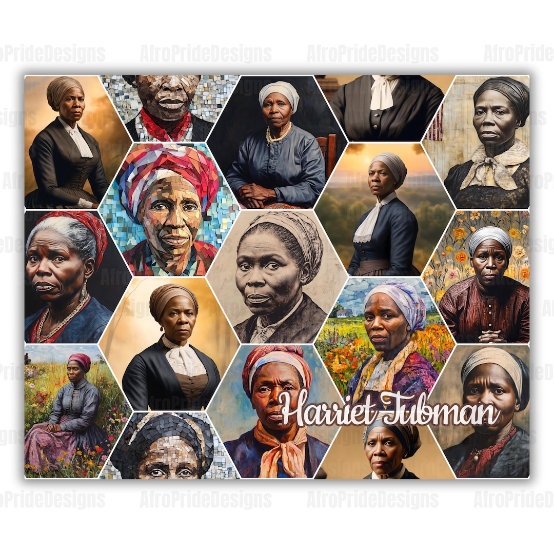 Black History Puzzle, Harriet Tubman, African American Art, Unique Gift ...